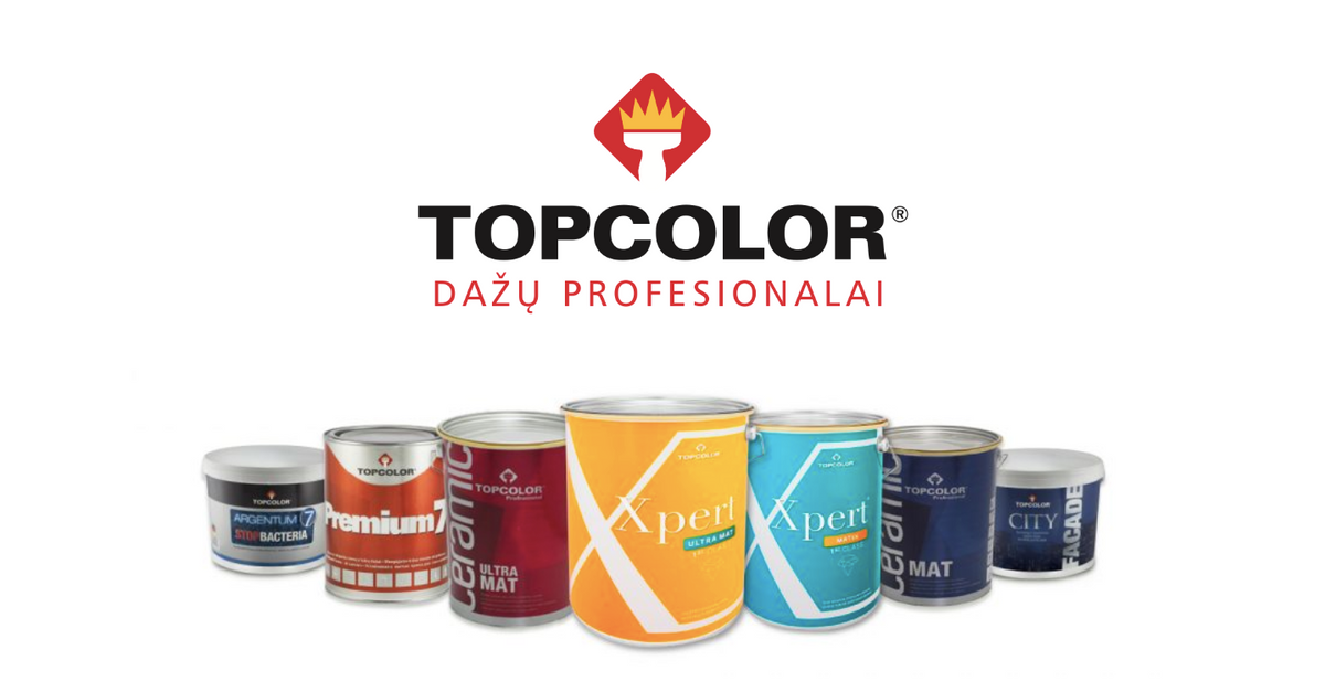 Topcolor prekybos vietos – TOPCOLOR